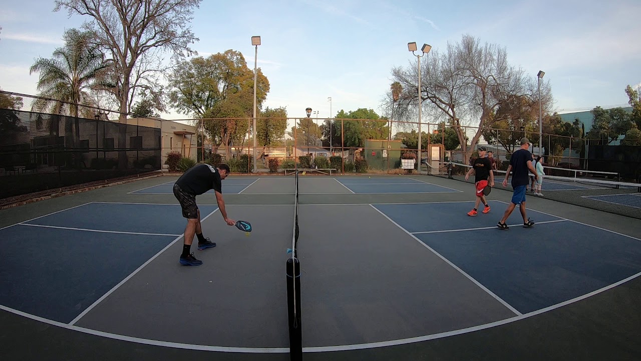 Crazy High level Pickleball 5.0+ Jessie Irvine Erik Lange Jeff Warnick ...