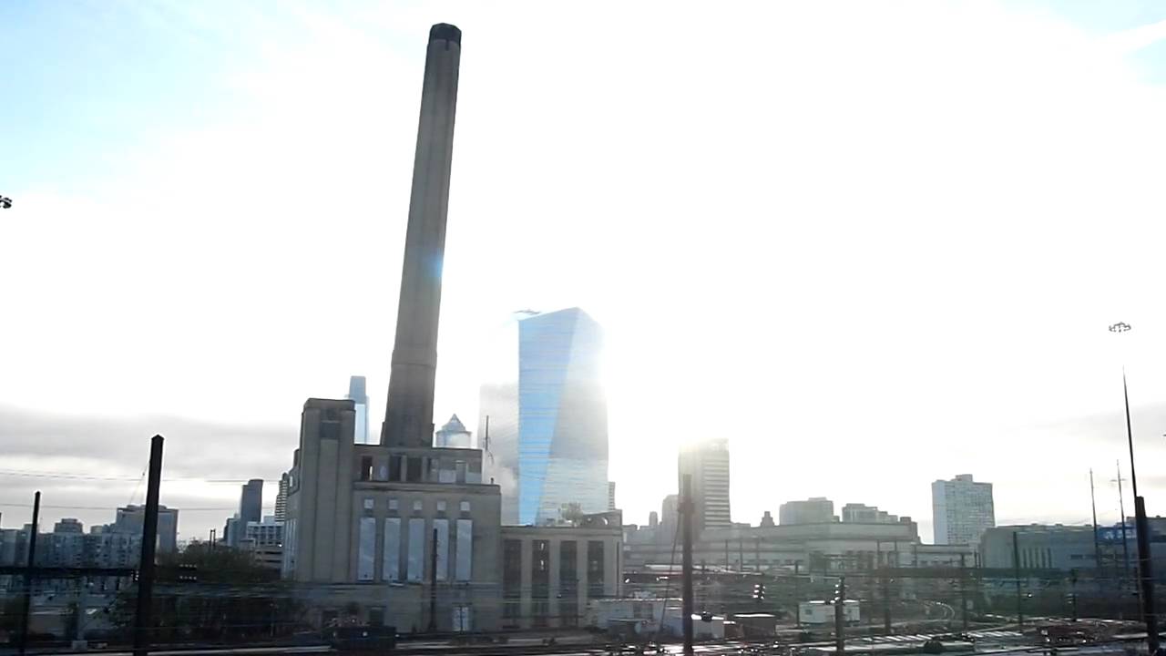 Philadelphia's PRR Steam Plant Demolition HD - YouTube