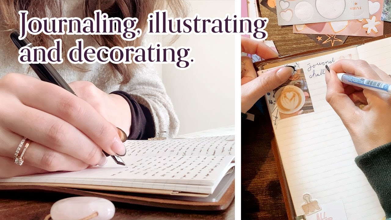 A quiet, creative week in my life ☁ Journalling, illustrating and ...