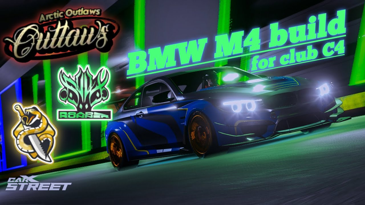 BMW M4 build for club C4 | CarX street - YouTube