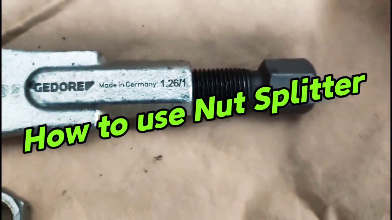 How to use nut splitter| Barko Tv - YouTube