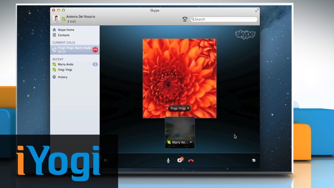 How to add an incoming call to an ongoing call in Skype® for Mac® OS X ...