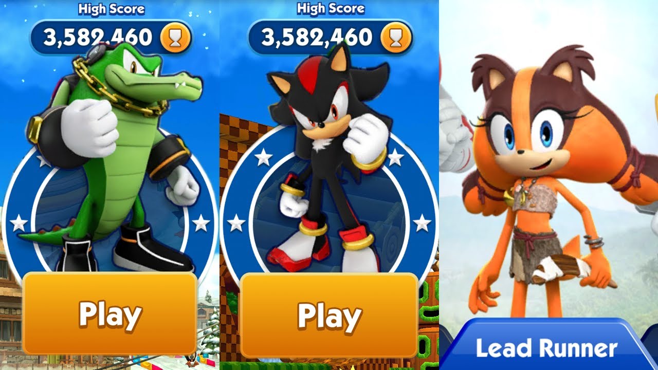 Sonic Dash 2 Sonic Boom Racing Game - Shadow Sticks Vector Battle Race ...