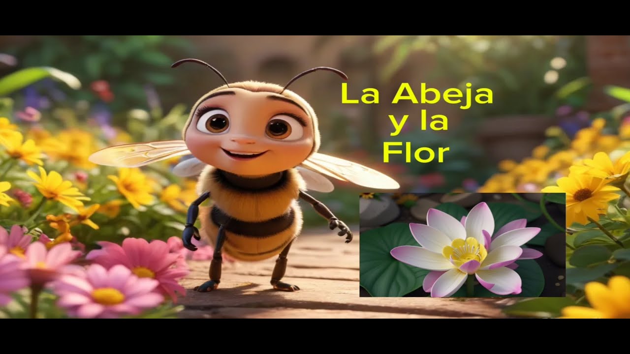 Aventuras Mágicas Infantiles: LA ABEJA Y LA FLOR - YouTube