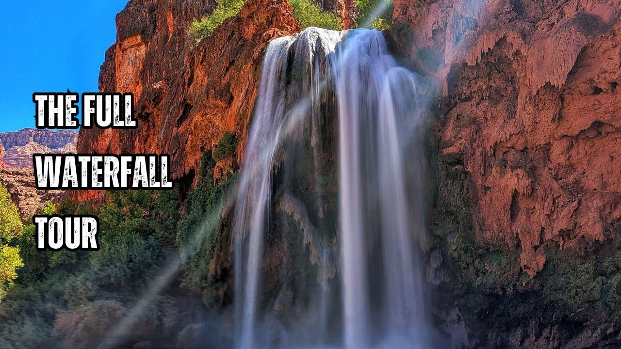 Hiking Havasu Falls, Fifty Foot Falls, and Hidden Falls - YouTube