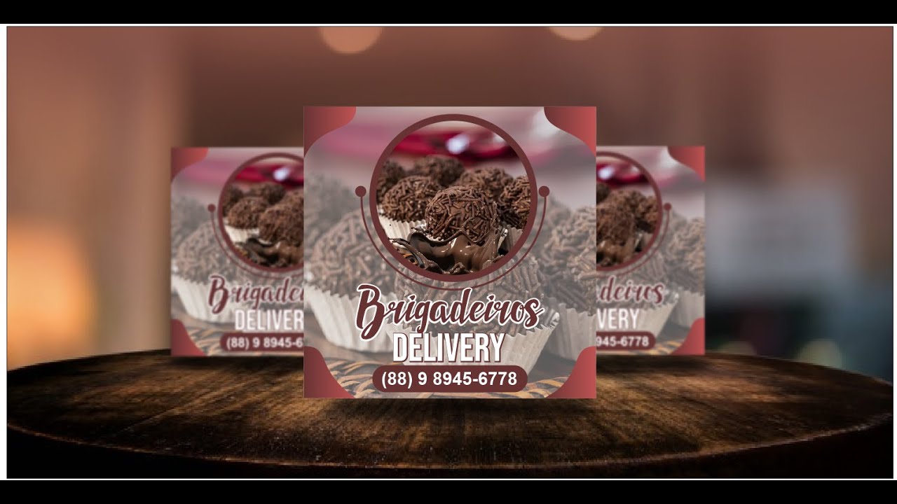 #CORELDRAW Panfleto Banner Brigadeiro Corel Draw Tutorial - YouTube