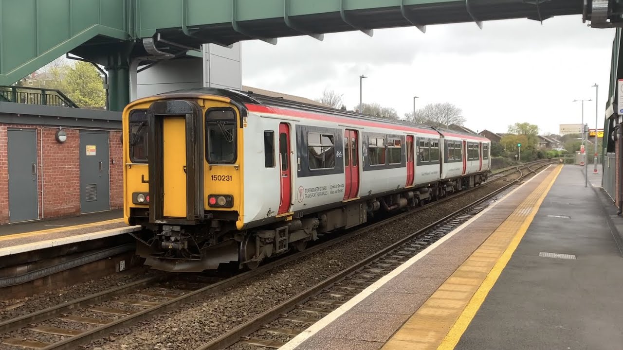 Trains at Cadoxton - YouTube