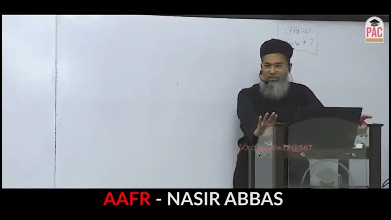 Lecture 07 - CFAP 01 AAFR - IAS 36 Impairment By Sir Nasir Abbas PAC ...