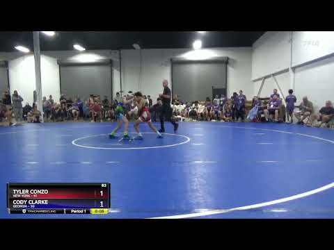 83 Lbs Semis & 1st Wrestleback (8 Team) - Tyler Conzo, New York Vs Cody ...