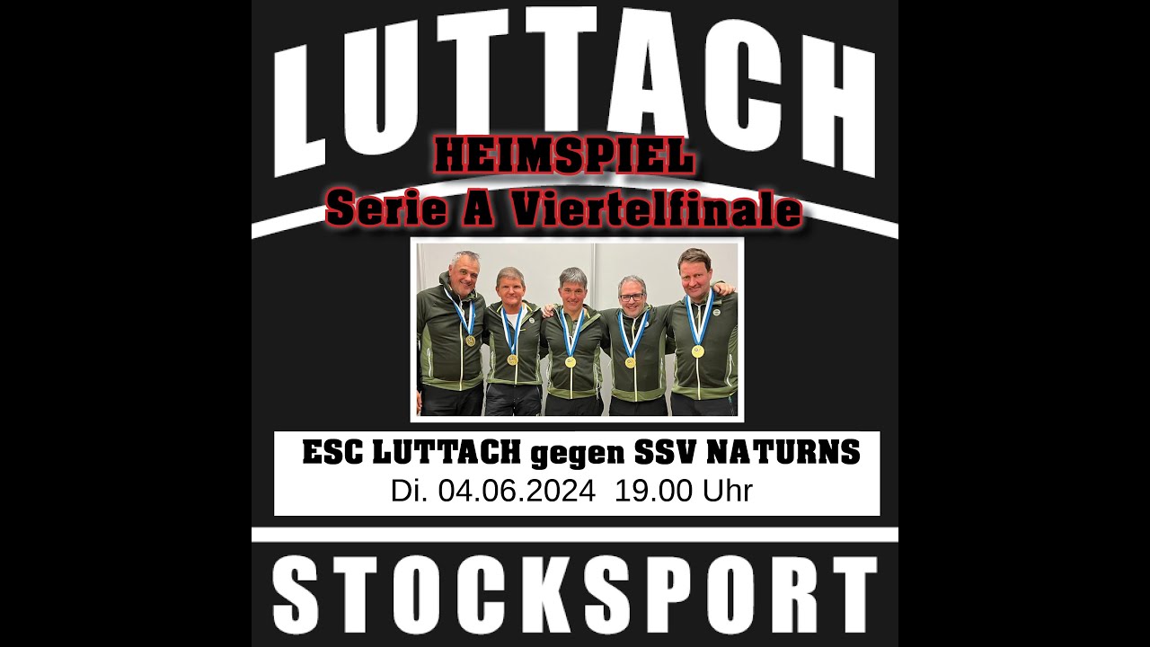 Viertelfinale Serie A ESC Luttach 1 gegen SSV Naturns am 04.06.2024 ...