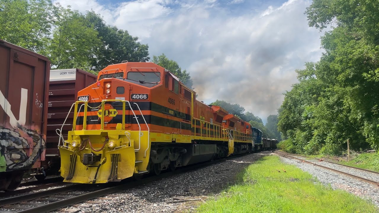 NECR “Granite Train” notch 8 out of Bethel VT. 7/17/24 - YouTube