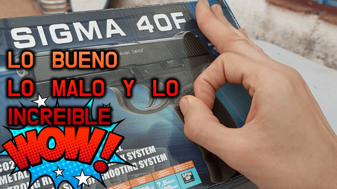 Smith & Wesson Sigma 40F Co2* (Lo Bueno y lo Malo): Recien llegado y recien vendido - YouTube