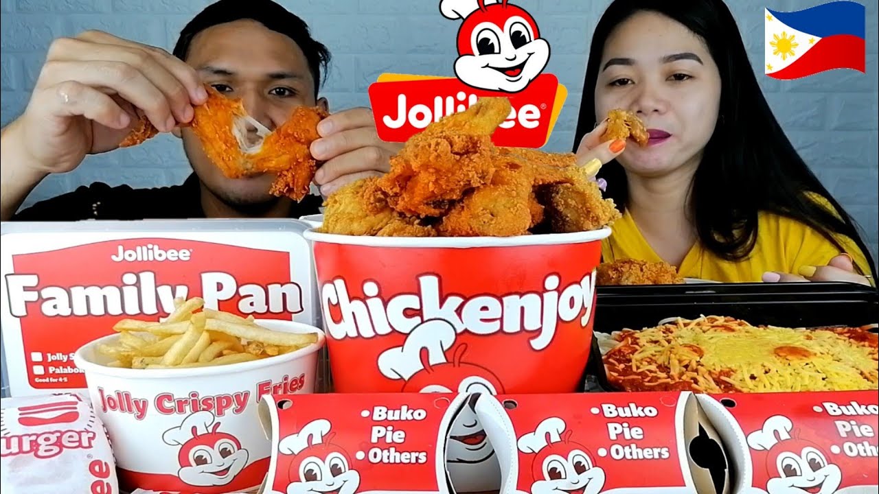 JOLLIBEE MUKBANG (Chicken Joy, Spaghetti, Crispy Fries) | HAPPY MOTHER ...
