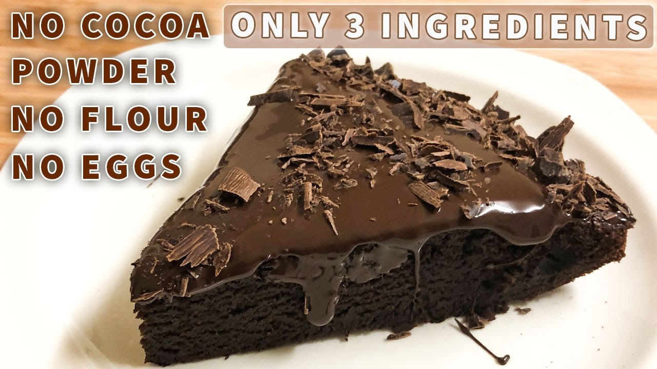 Chocolate Cake Only 3 Ingredients In Lock down Without Eggs | Easy Cake ...