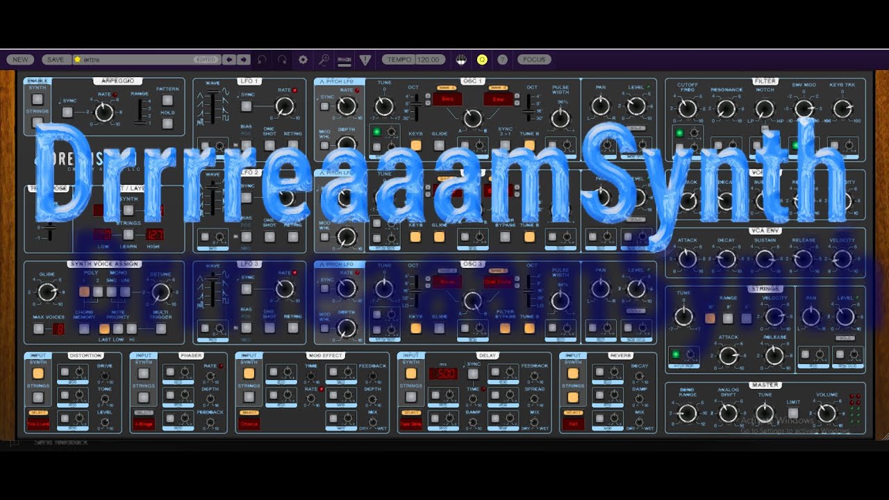 Making new presets DREAMSYNTH by Cherry Audio - YouTube