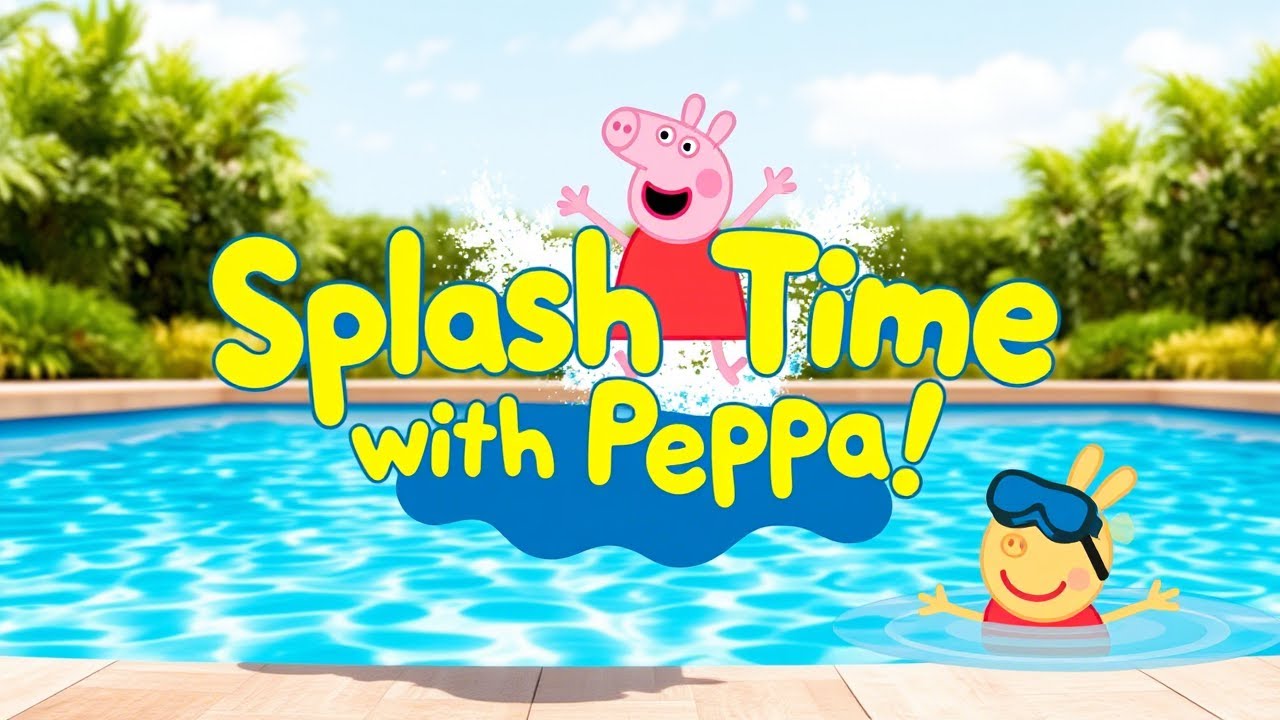 Peppa Pig's Swimming Pool Fun 💦🏊 | Peppa Pig Full Episode - YouTube