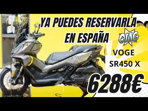 VOGE SR 450 X - YouTube