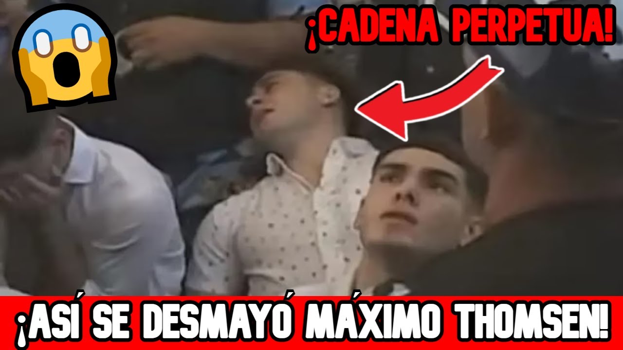 ¡ASÍ SE DESMAYÓ MÁXIMO THOMSEN EN EL VEREDICTO POR EL CASO FERNANDO BÁEZ SOSA!😨 # ...
