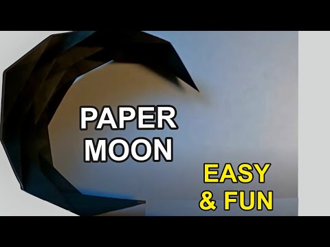Lunar Origami: Crafting Your Own Paper Moon - YouTube