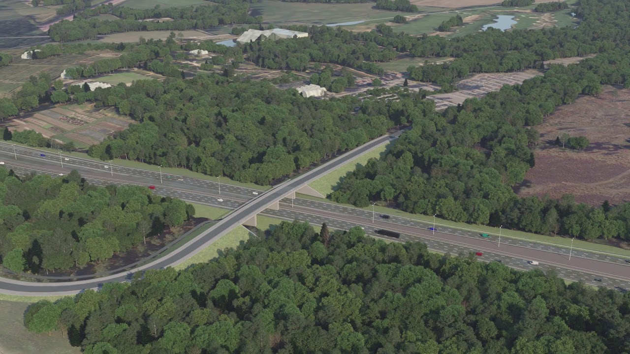 M25 J10 Wisley new visualisation - YouTube