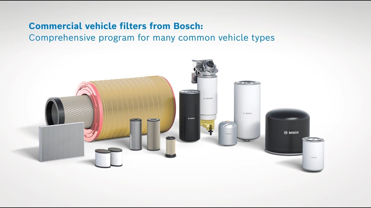Commercial Vehicle Filters from Bosch - YouTube