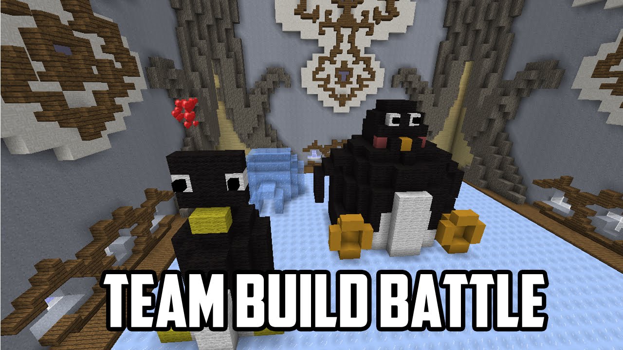THE PENGUIN KINGS - Team Build Battle W/Dangthatsalongname - YouTube