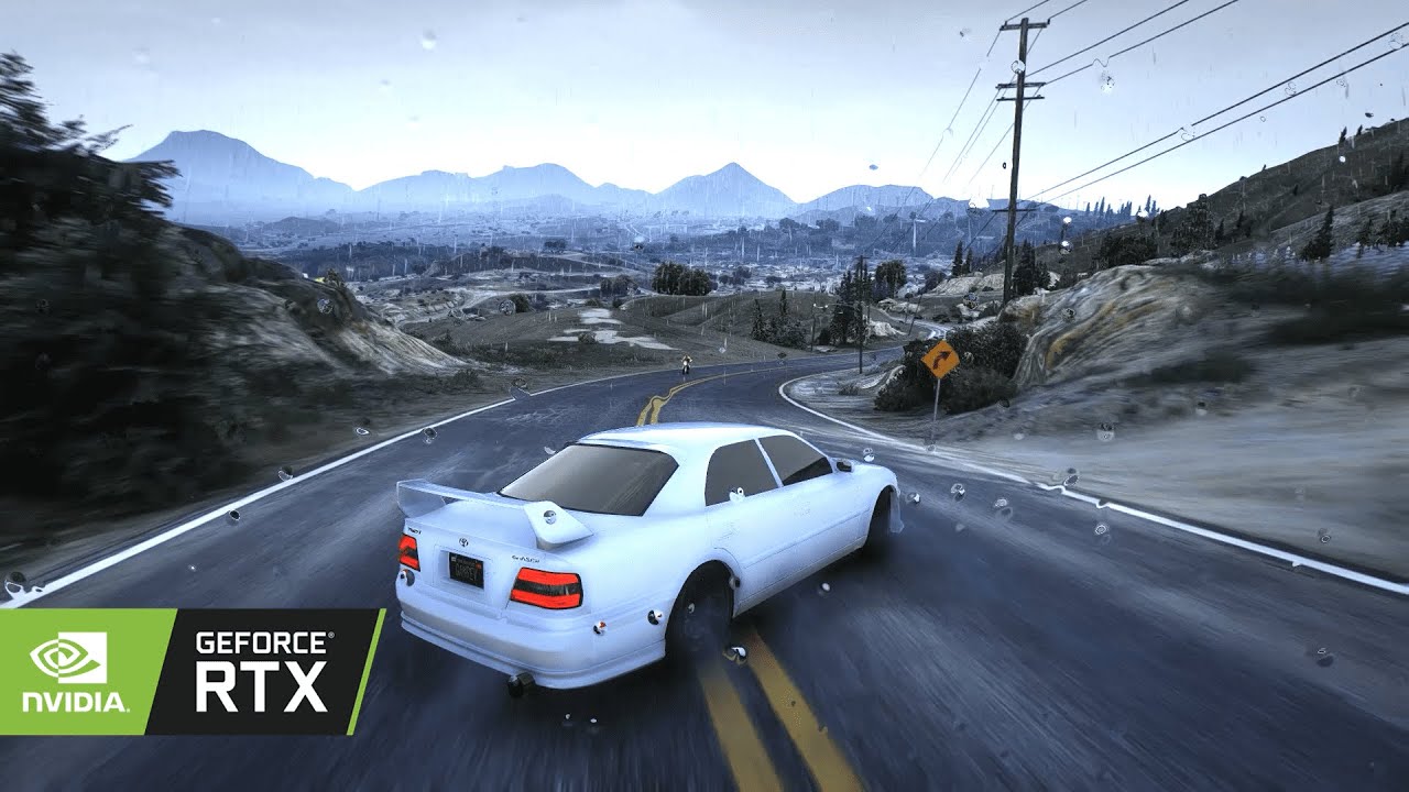 GTA V with Ultra Realistic Graphics Mod! - YouTube