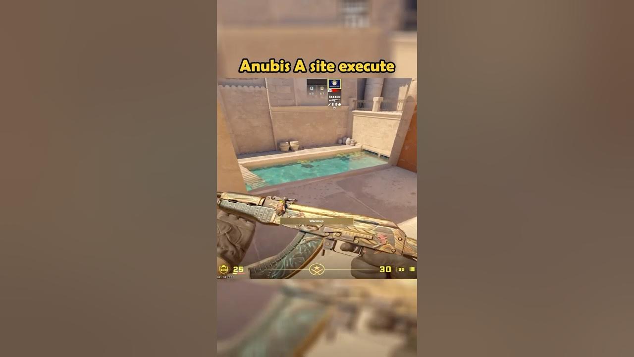 Anubis A site execute smokes! Which map next? #cs2 #counterstrike - YouTube