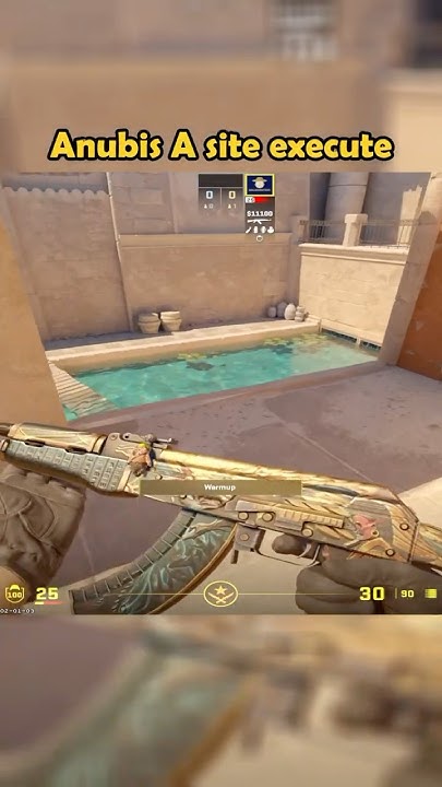 Anubis A site execute smokes! Which map next? #cs2 #counterstrike - YouTube