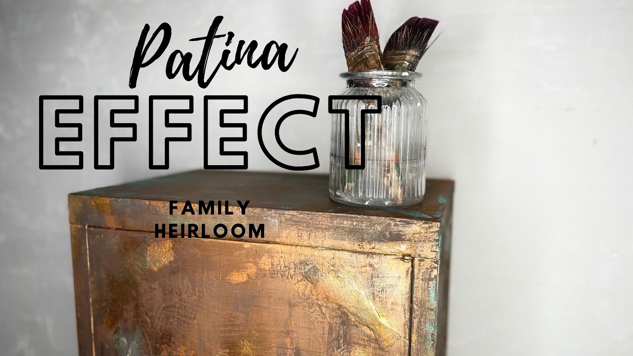 DIY PAINTED PATINA EFFECT ARTISAN TECHNIQUE - YouTube