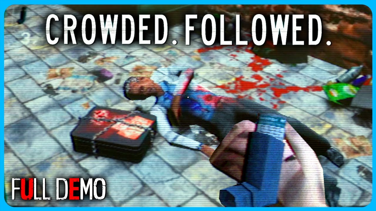 CROWDED FOLLOWED | Full Demo | Walkthrough Gameplay | Survival Horror ...