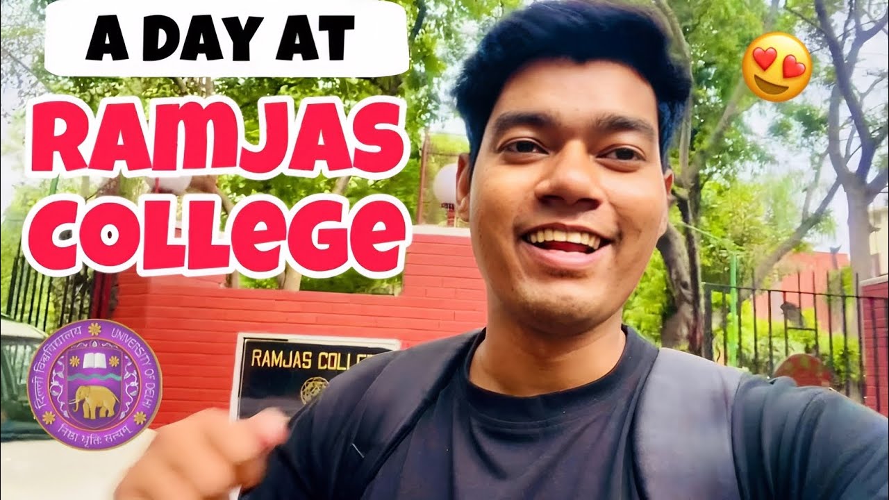 A DAY AT RAMJAS COLLEGE VLOG | Ramjas College Delhi University - Indian ...