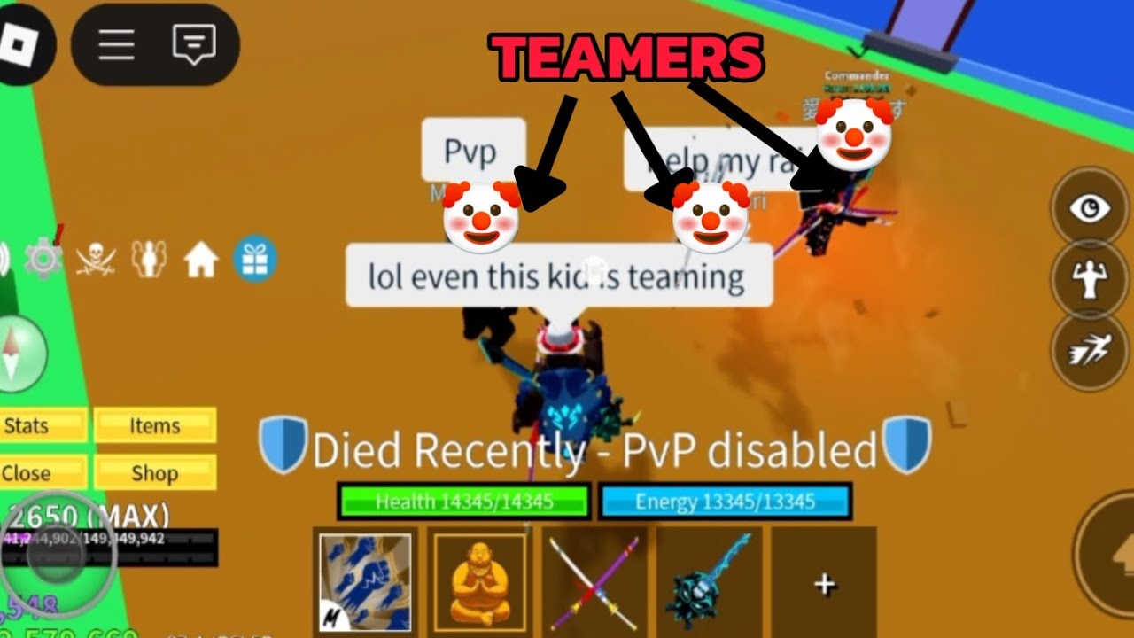 Cooking teamers with buddha spam 😈 in bloxfruit - YouTube