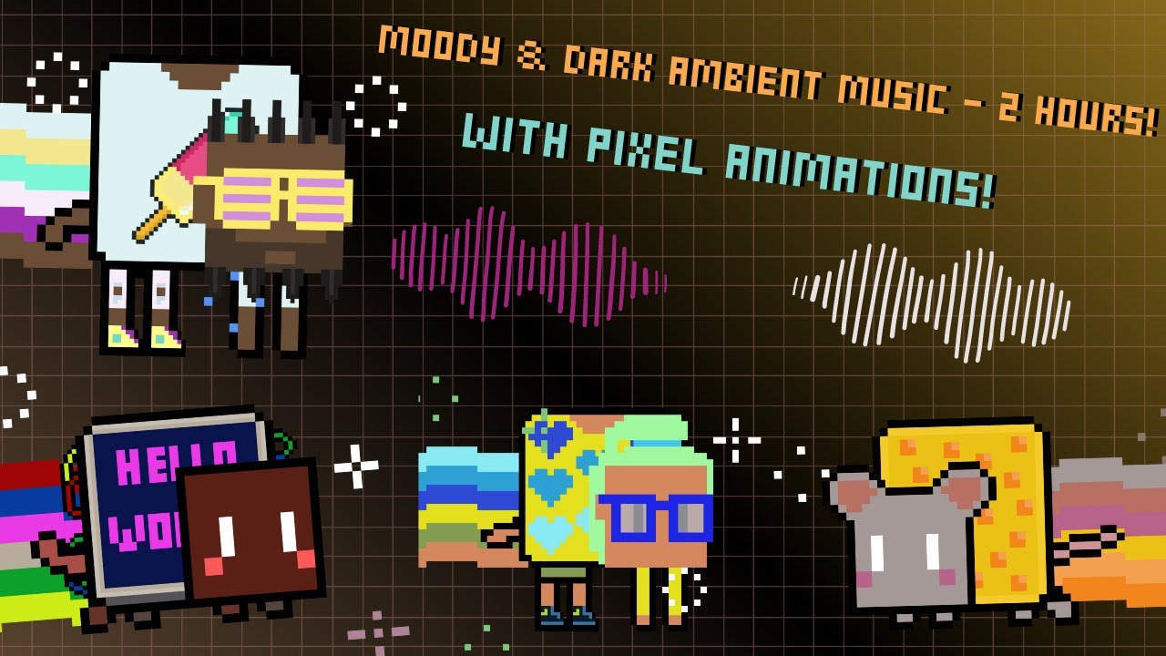 2 Hours Of Moody & Dark Ambient Music With Pixel Art Animations | Pixel ...
