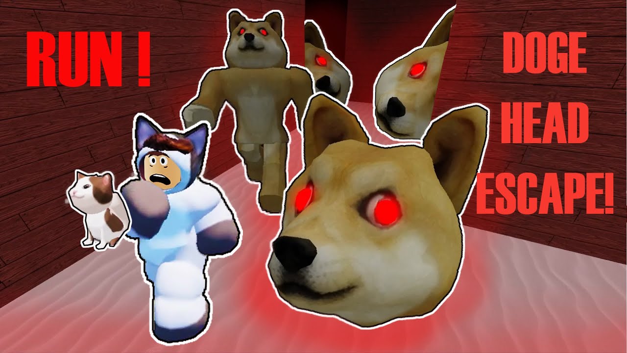Roblox DOGE HEAD ESCAPE ! How to find all 7 kittens (Full Game ...