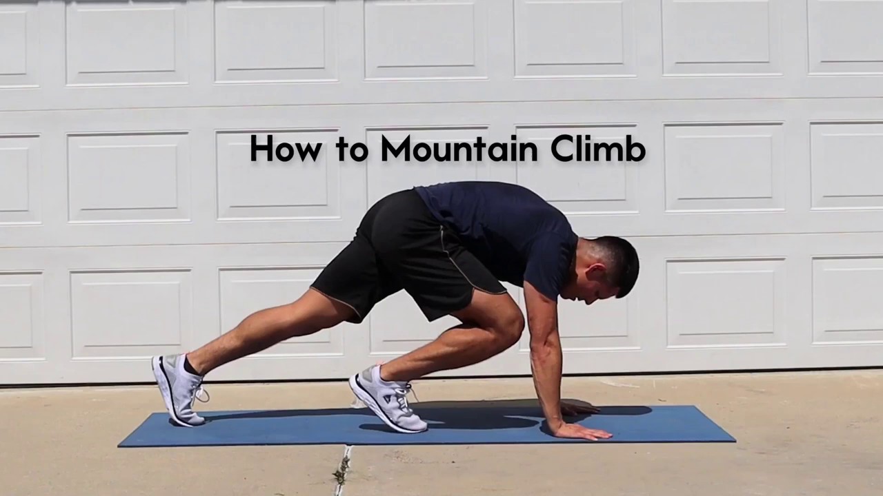 MOUNTAIN CLIMBERS: How To Mountain Climb Exercise - YouTube