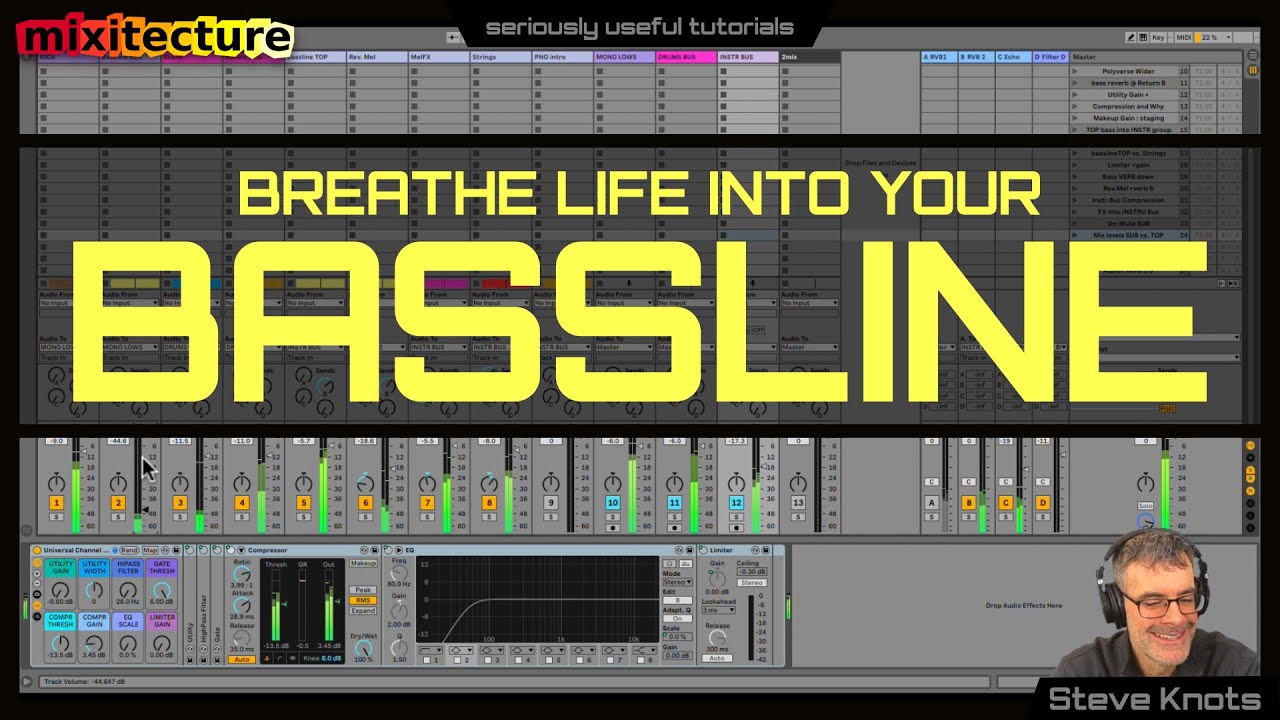 How To Split Sub-Bass and Stereo Bassline in Ableton Live - YouTube