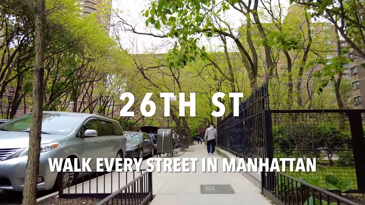 Walking Manhattan | 26th Street w/ Mt. Carmel Place - YouTube