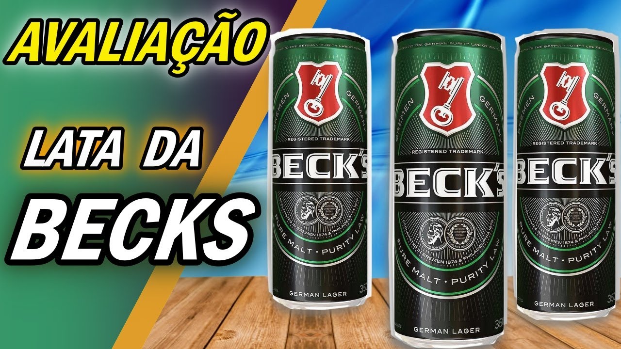 CERVEJA BECKS LATA - CERVEJA BECKS É BOA - CERVEJA BECKS RESENHA DA LATA - YouTube