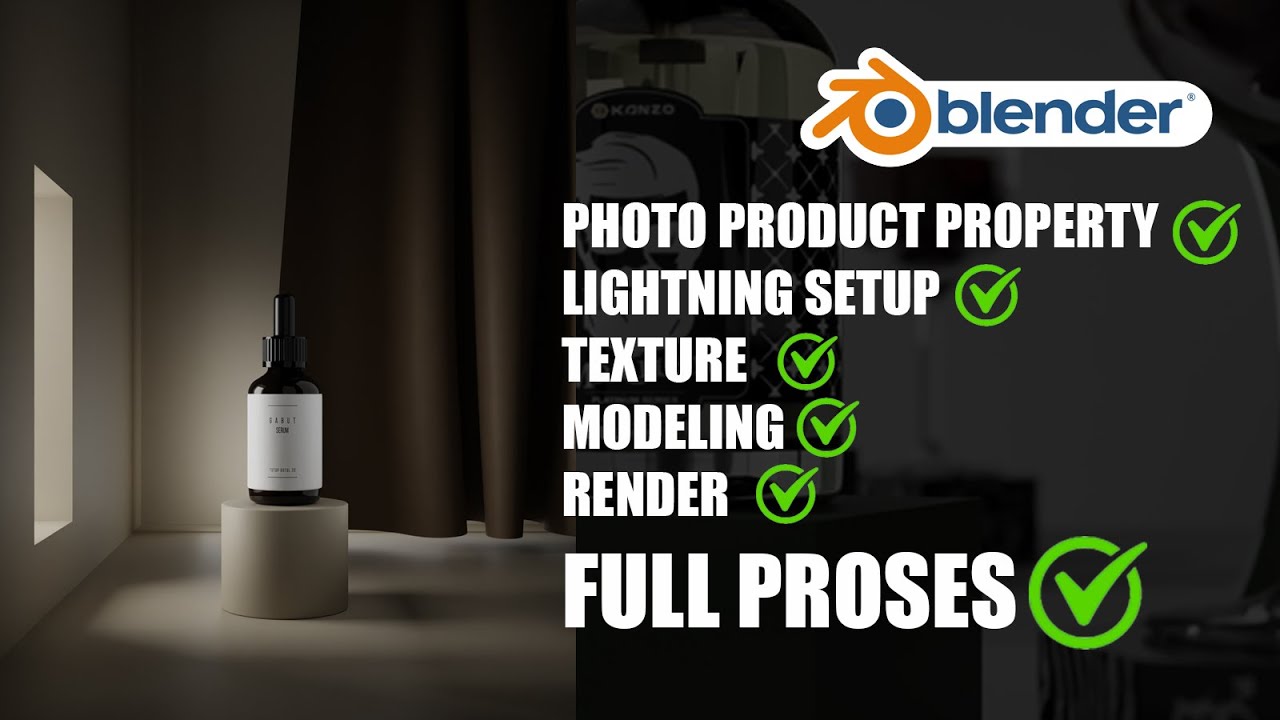 Blender Tutorial | How to Create Realistic Photo Product Visualization ...