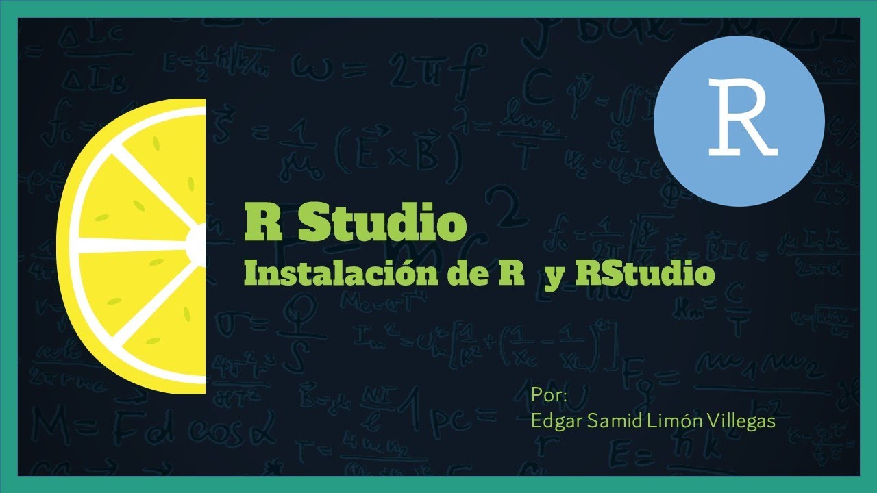 Instalación de R y RStudio - YouTube