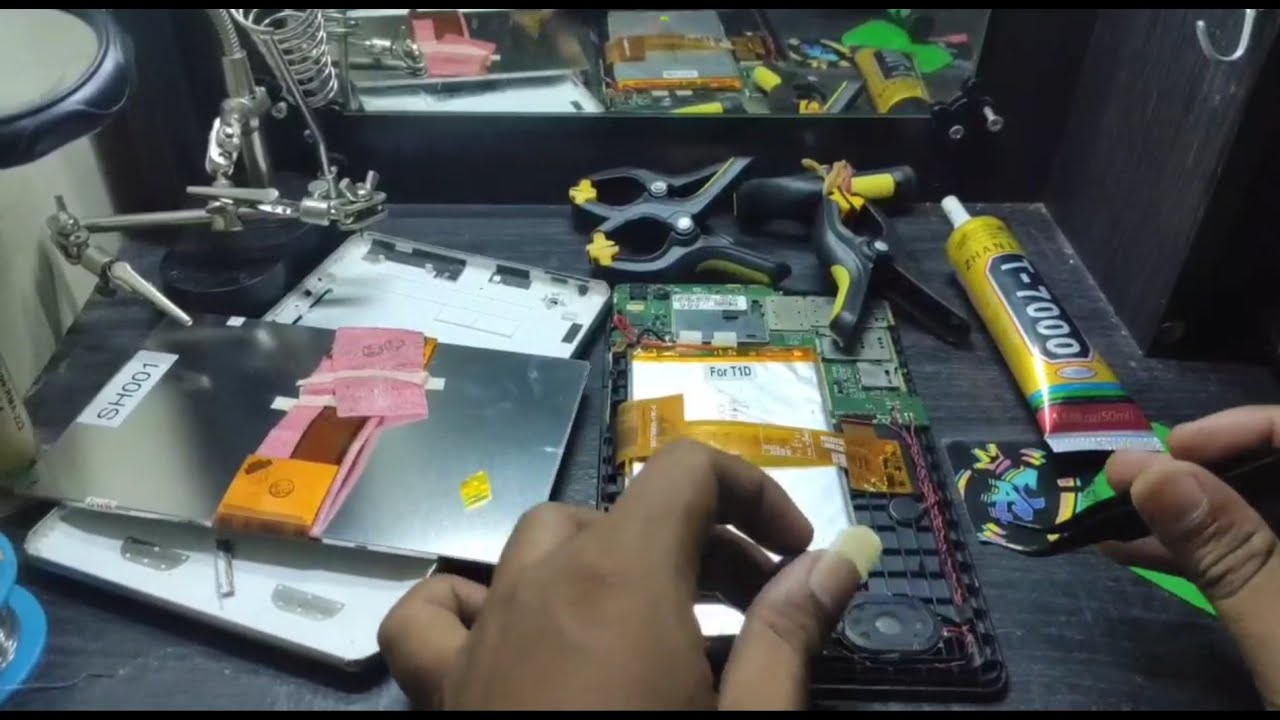 service tablet Advan T1D - YouTube