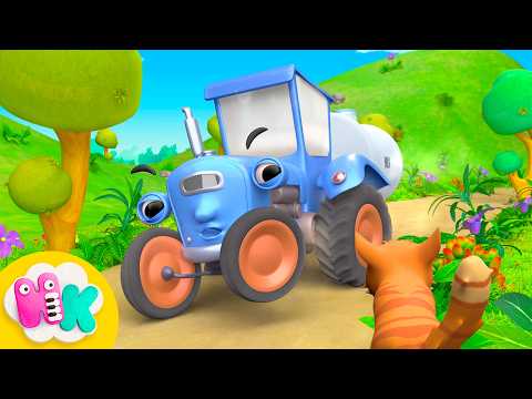 Blauer Traktor 🚜😼 Tiere für Kleinkinder | HeyKids Kinderlieder TV