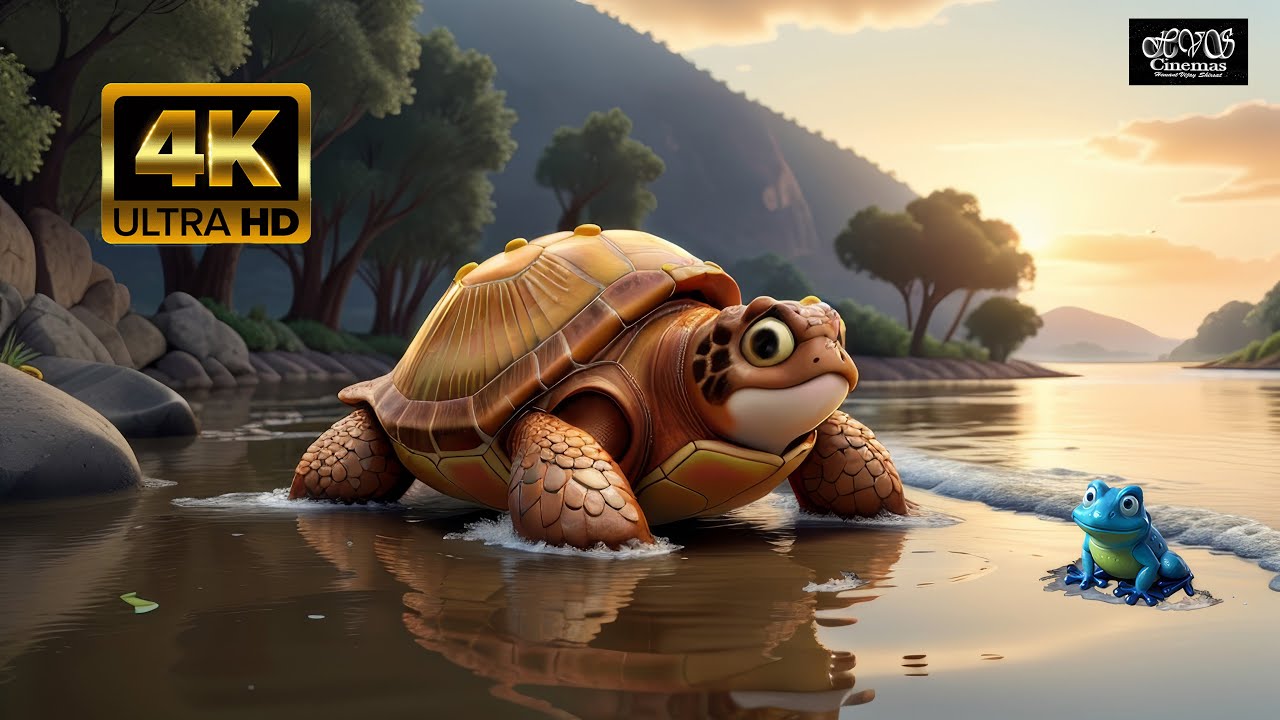 Turtle and Frog Friendship | 4K | Tales From India | Kids Channel ...