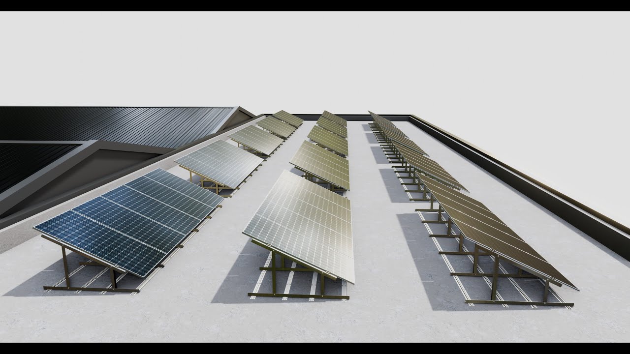 Rooftop Lightweight Solar Construction Type 1 - YouTube