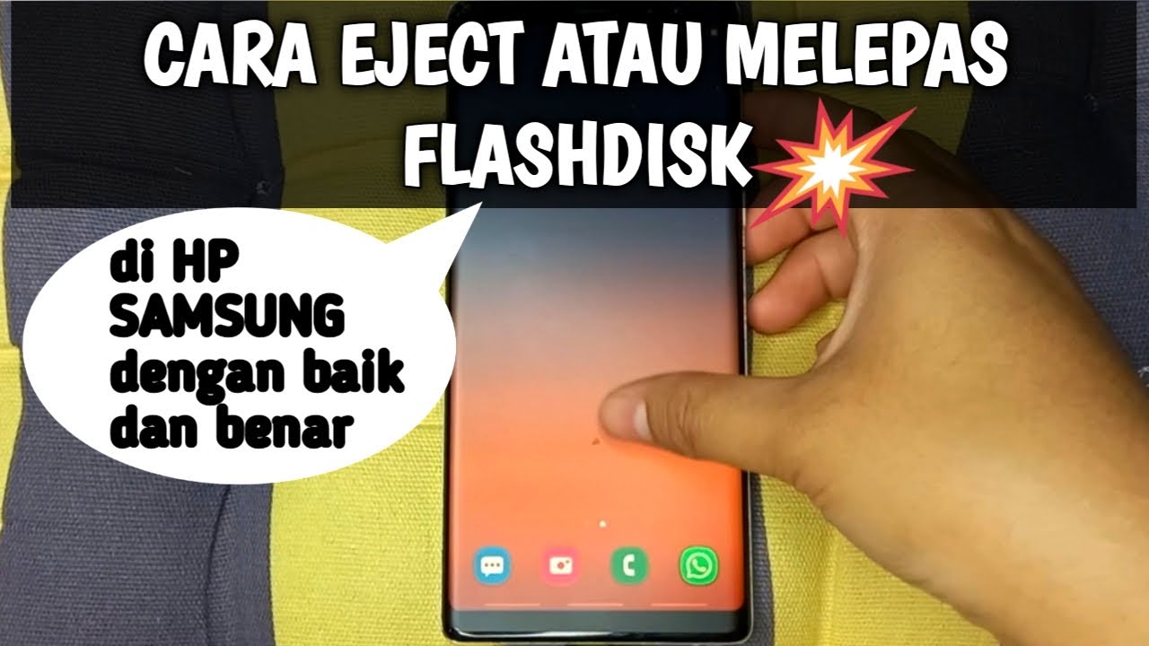 CARA EJECT ATAU MELEPAS FLASHDISK YANG TERHUBUNG DI HP DENGAN BAIK DAN ...