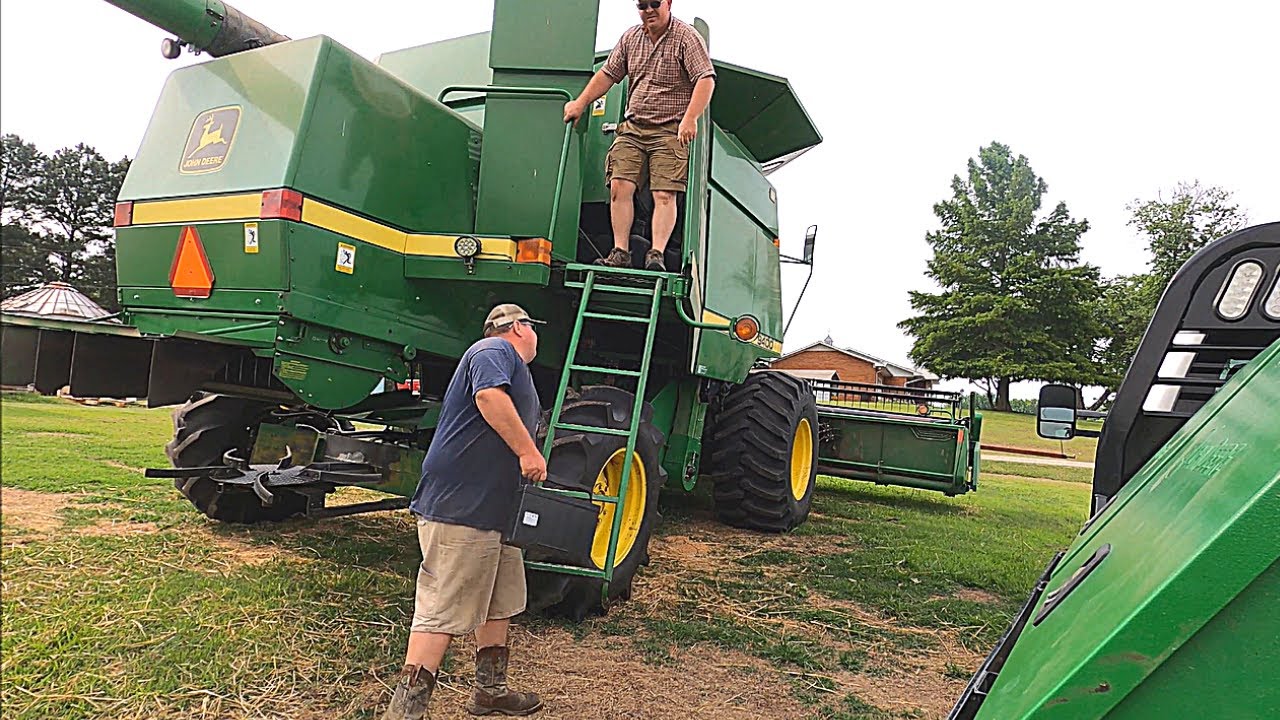 9400 Combine Clean Up! - YouTube
