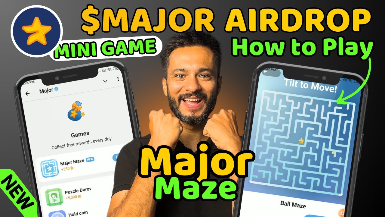 Major Maze New Mini Game | How to Play Major Maze Game on Major | Major ...