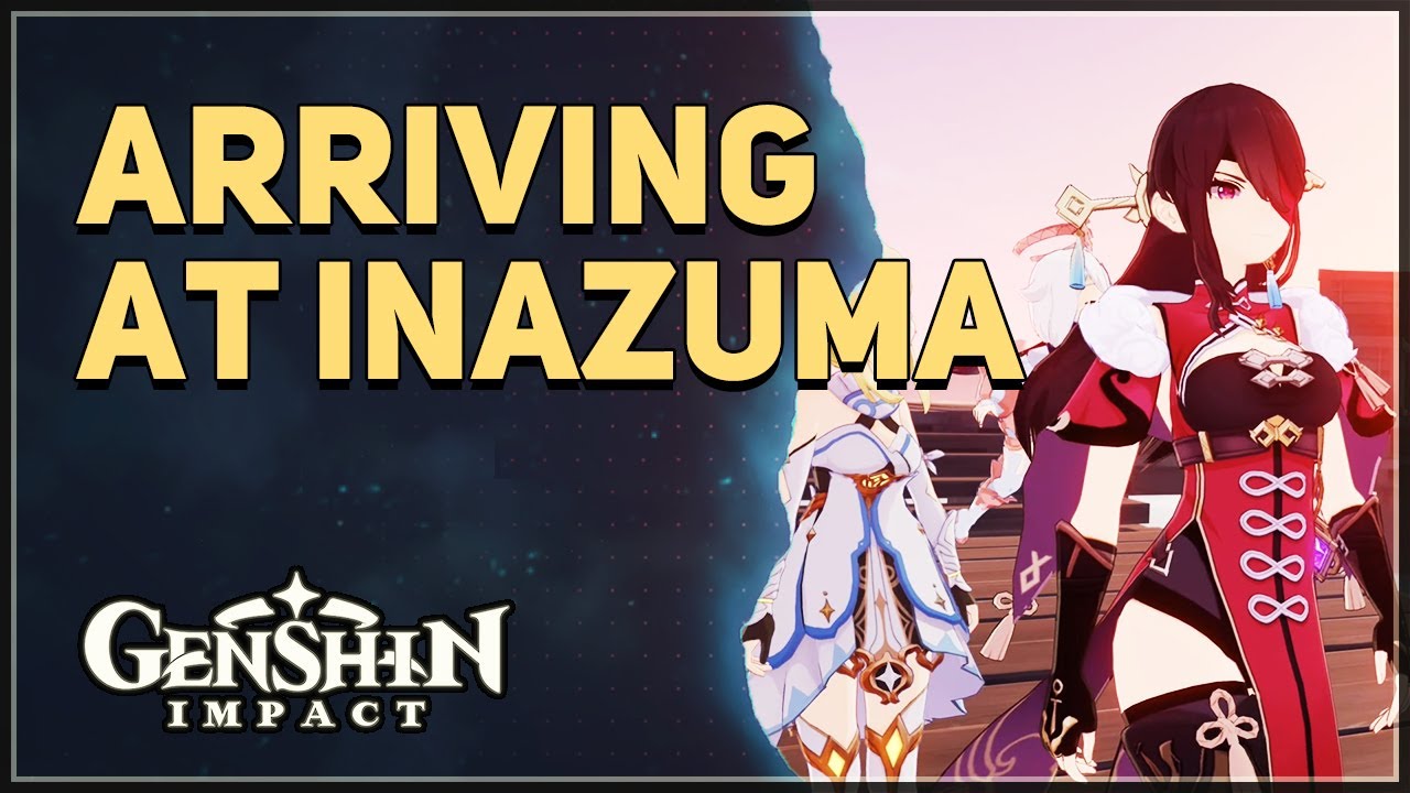 First time arriving at Inazuma Genshin Impact - YouTube
