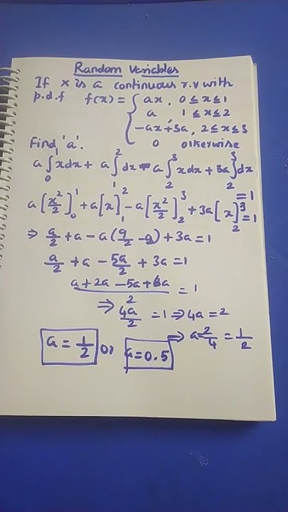 Random variables - YouTube
